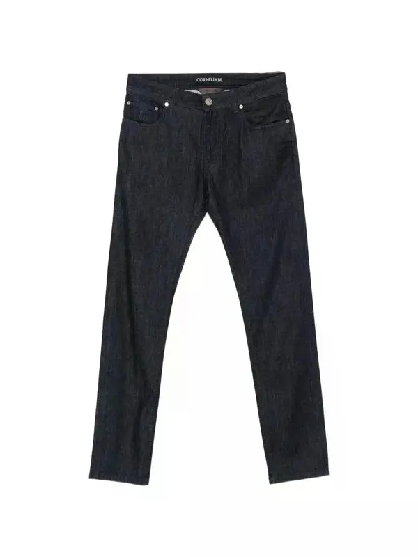 Corneliani Logo-patch Jeans