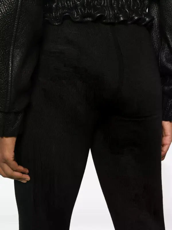 Rick Owens Ribbed Knit Leggings