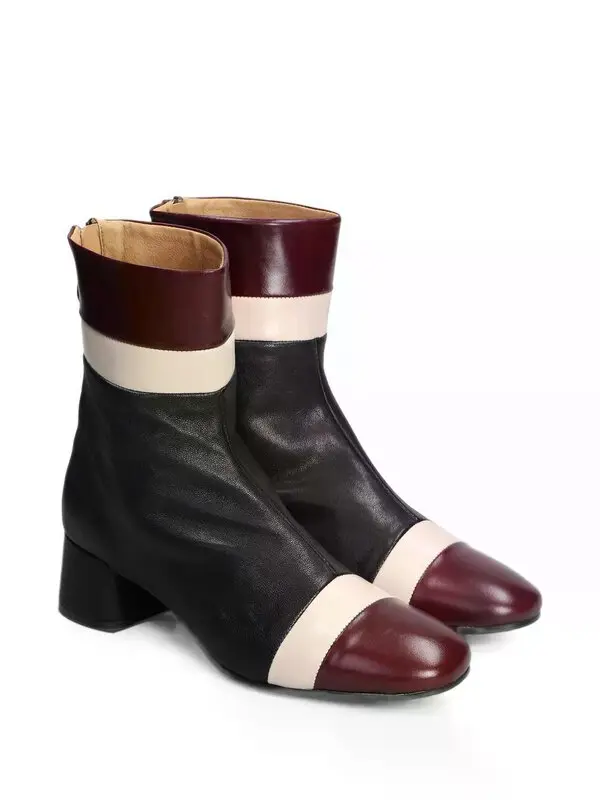 PEDRO MIRALLES Colour-block Leather Boots