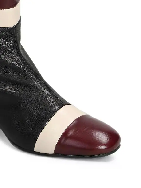 PEDRO MIRALLES Colour-block Leather Boots