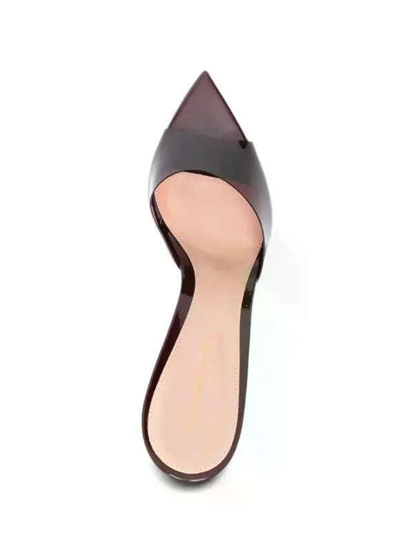 GIANVITO ROSSI Elle Patent-leather Sandals - Red