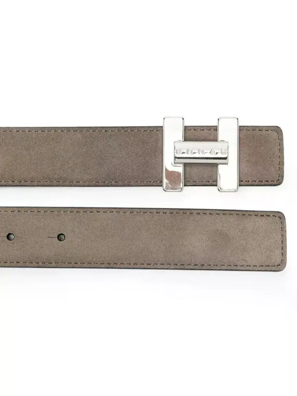 Hogan H-buckle Suede Belt