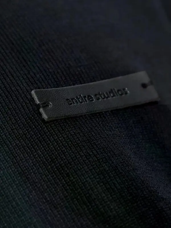 ENTIRE STUDIOS Quarter-zip Long-sleeve Sweater