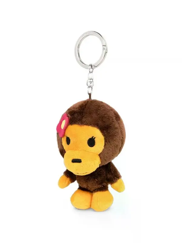A BATHING APE Baby Milo Plush-texture Keychain