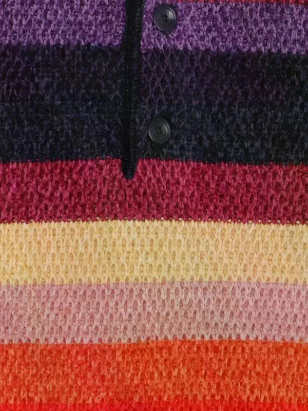 Drole De Monsieur Striped Knit Sweater