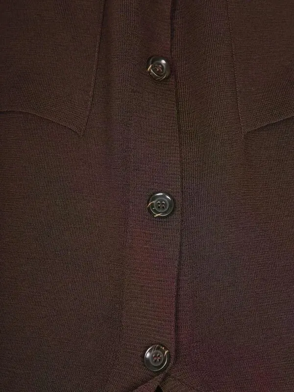 DANIELE FIESOLI Fine-knit Notched-lapel Cardigan