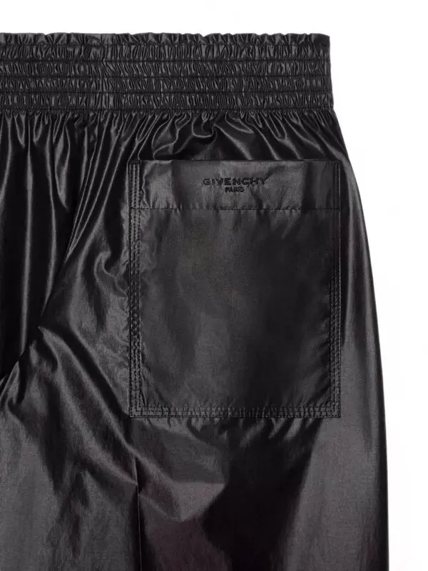 Givenchy Cocoon Elastic-waist Pants In Technical Poplin