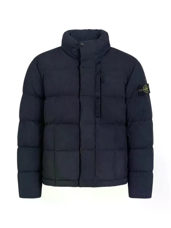 Stone Island Quilted Logo-patch Jacket
