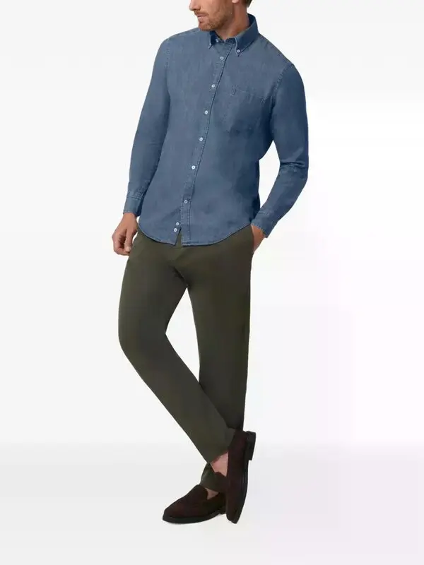 Paul & Shark Soffio Button-down Denim Shirt