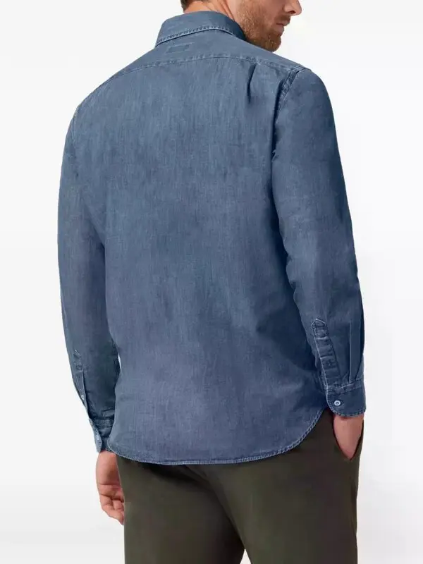 Paul & Shark Soffio Button-down Denim Shirt