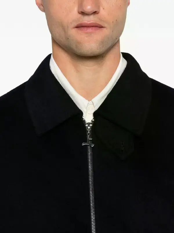 ON THE BUND Zip-up Flap-pocket Jacket