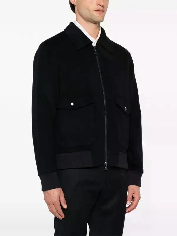 ON THE BUND Zip-up Flap-pocket Jacket
