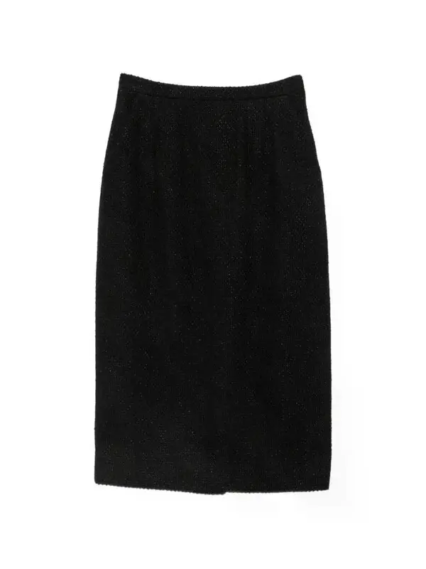 Dolce & Gabbana Bouclé-knit Pencil Midi Skirt