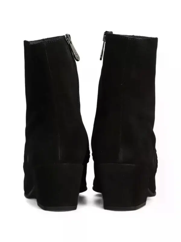 PEDRO MIRALLES Rafaela Braided-trim Ankle Boots