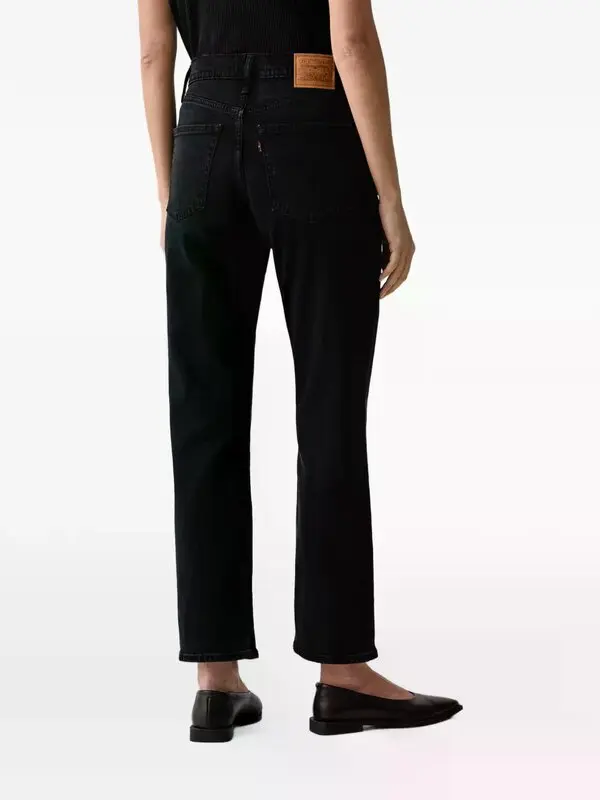LEVI'S Ribcage Logo-patch Slim-fit Jeans