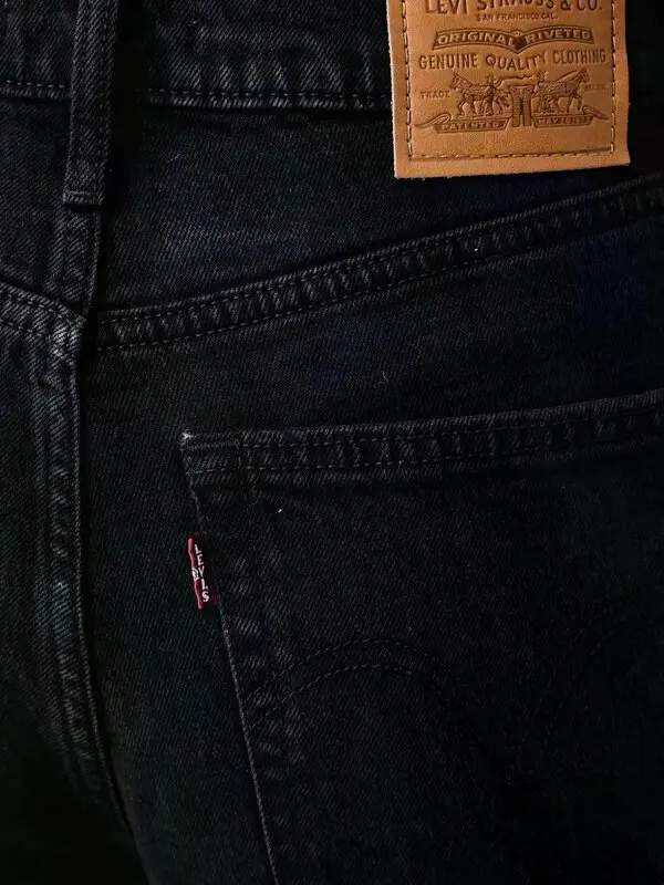 LEVI'S Ribcage Logo-patch Slim-fit Jeans
