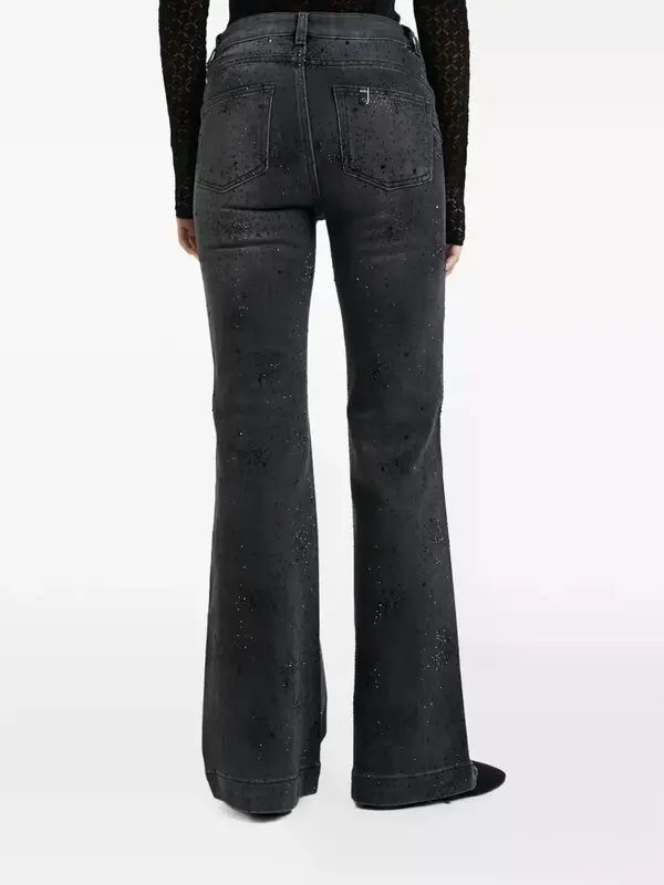 Liu Jo Rhinestone-embellished Flared Jeans