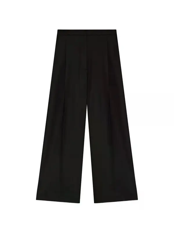 LARDINI Flannel Palazzo Trousers