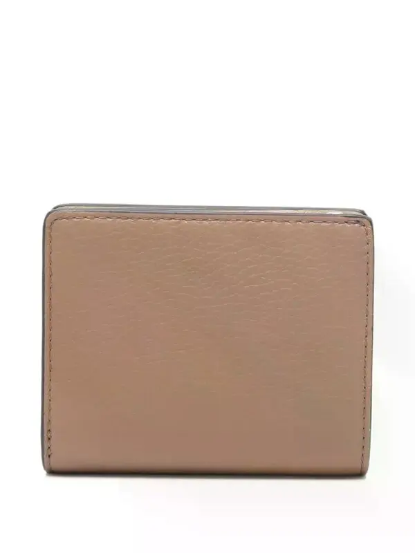 Furla Logo-plaque Pebbled Leather Wallet
