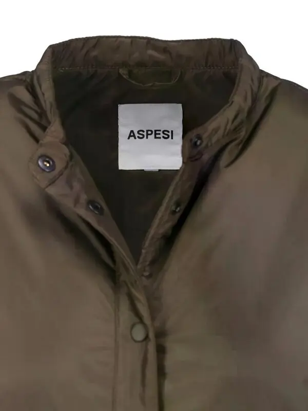 Aspesi Glue Band-collar Shirt