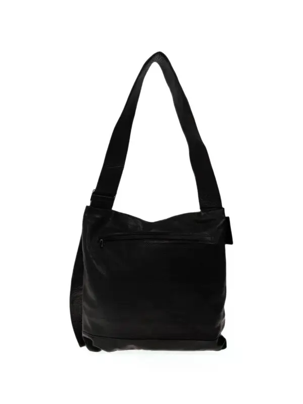 Yohji Yamamoto Clasp-detail Leather Shoulder Bag