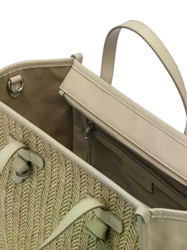 GIANNI CHIARINI 32 Miss Marcella Woven-design Tote Bag