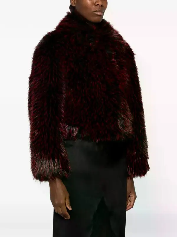 Diane Von Furstenberg Kaz Faux-fur Cropped Jacket