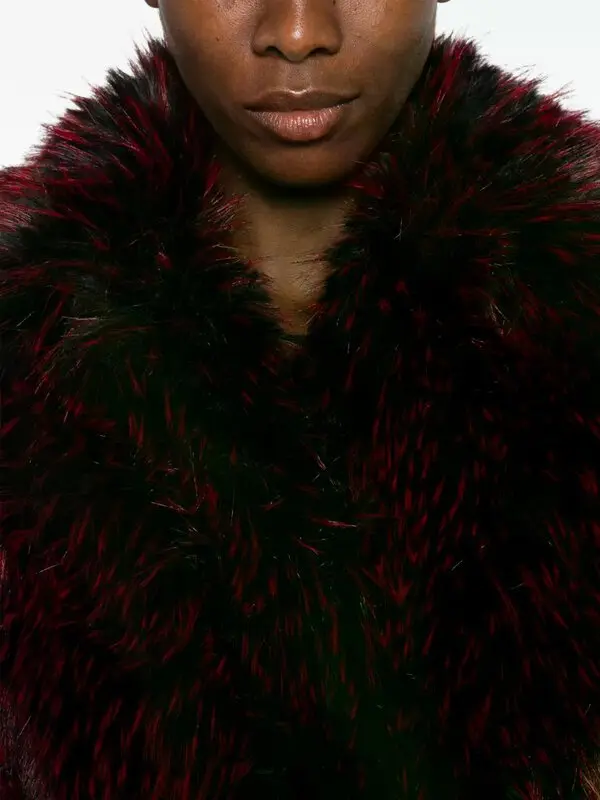 Diane Von Furstenberg Kaz Faux-fur Cropped Jacket