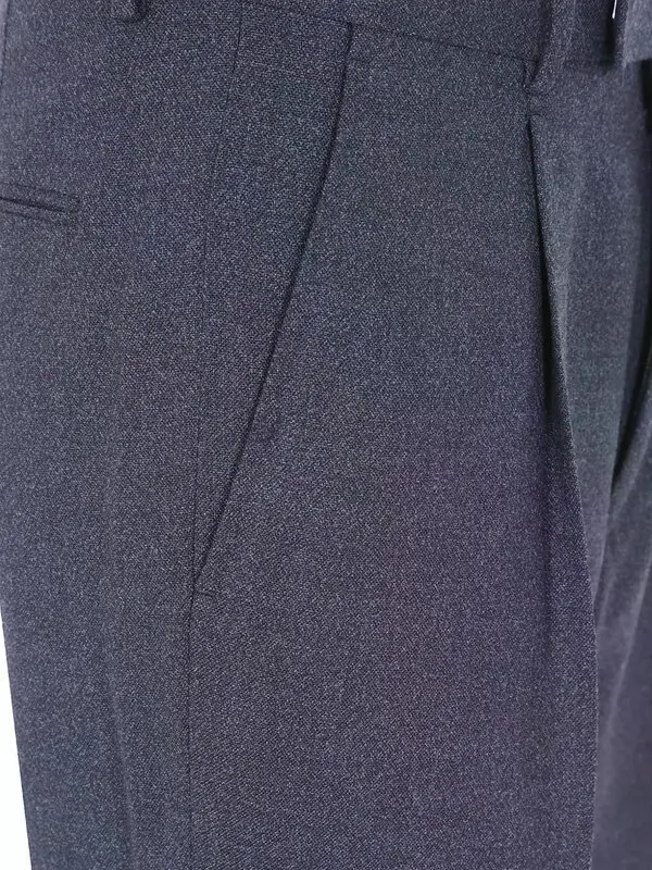 Zegna Pleated Straight-leg Trousers