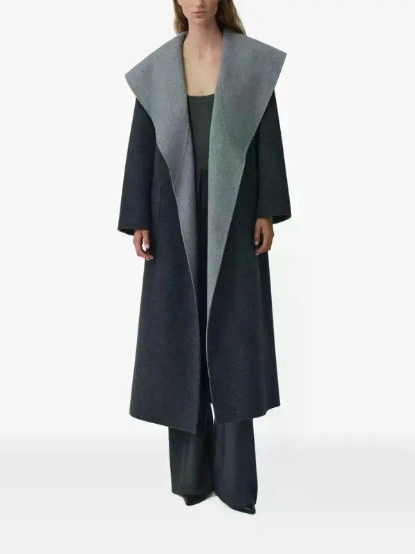 Simkhai Allura Reversible Belted Coat - Grey