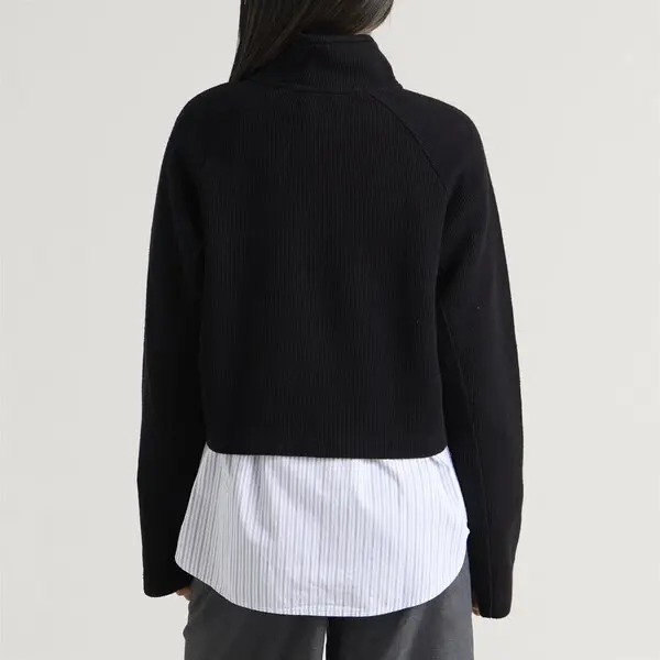 MFPEN Cropped Leisure Zip Up