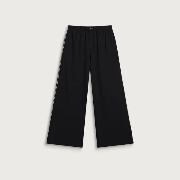 TALA Wide Leg Studio Pants - Shadow Black