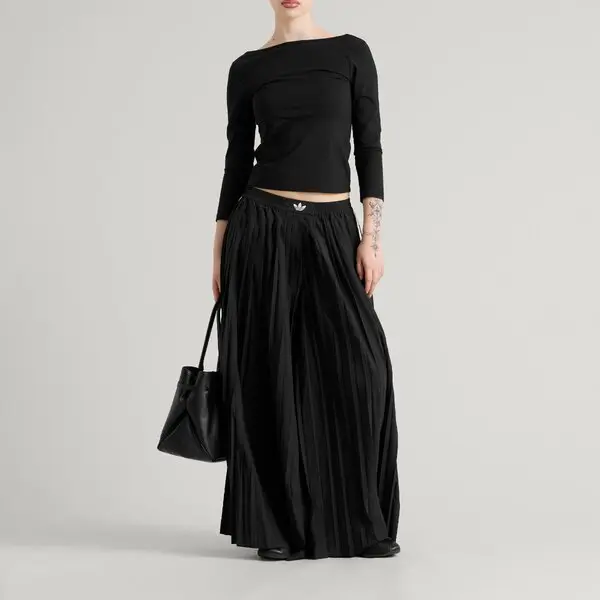 Adidas Pleated Wide Leg Track Pants