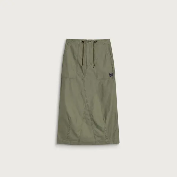 Needles String Fatigue Midi Skirt