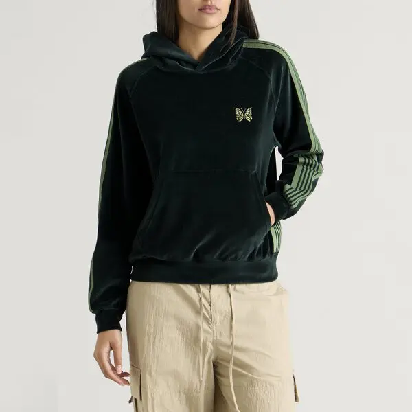Needles Velour Track Hoodie