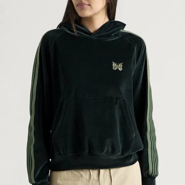 Needles Velour Track Hoodie