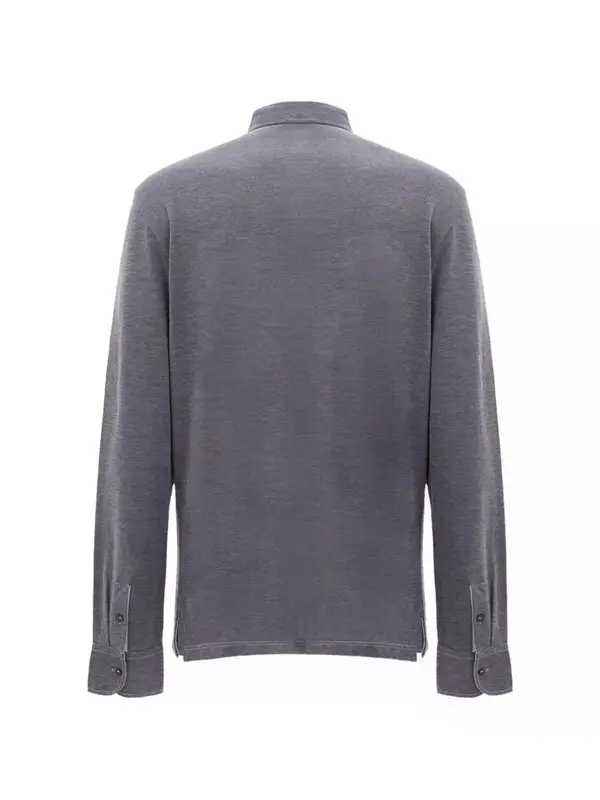 Corneliani Long-sleeve Polo Shirt