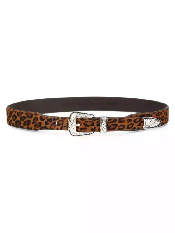 AMISH SUPPLIES Leopard-print Western Belt