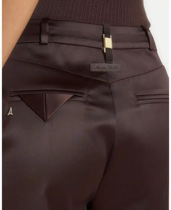 Manière De Voir Julie Satin Tailored Trousers