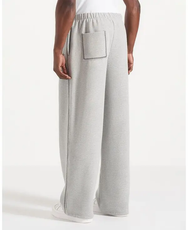 Manière De Voir Morgan Whipstitch Regular Joggers - Light Grey