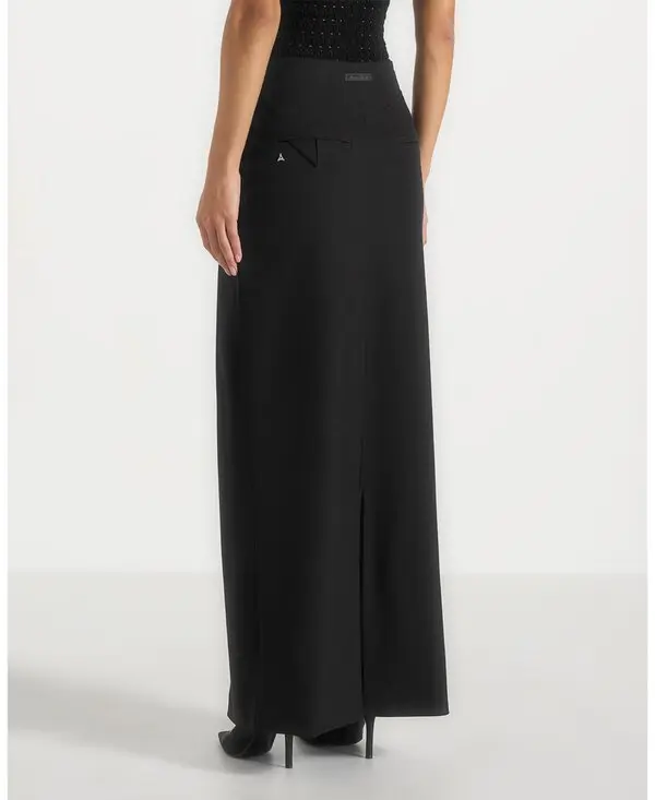 Manière De Voir Regine Maxi Skirt - Black