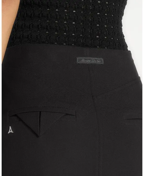 Manière De Voir Regine Maxi Skirt - Black