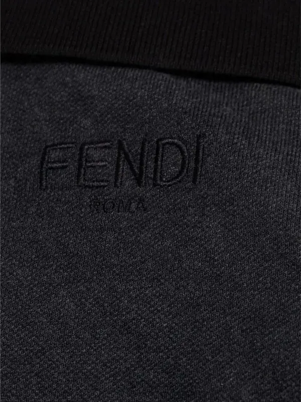Fendi Logo-embroidered Polo Shirt