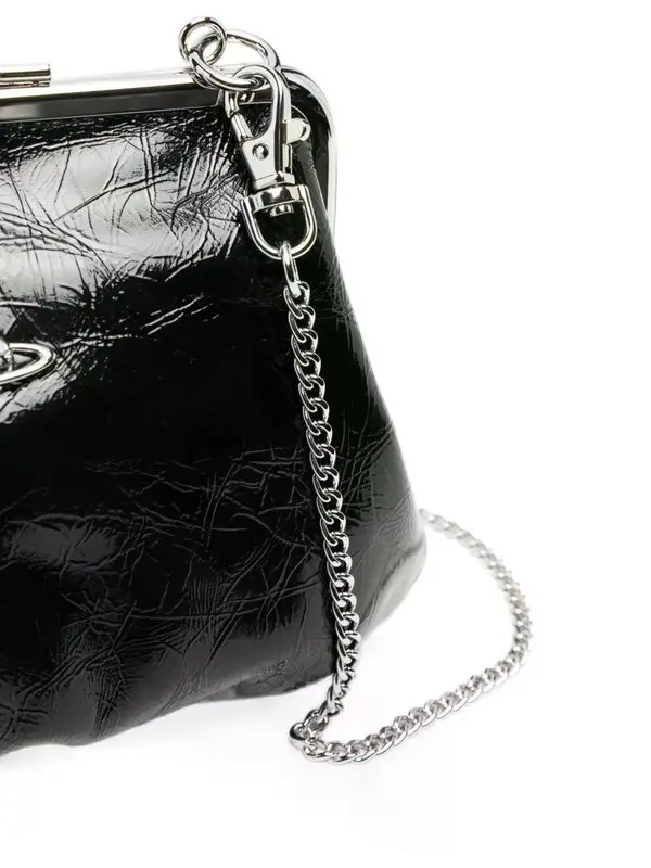 VIVIENNE WESTWOOD Orb-plaque Patent Tote Bag