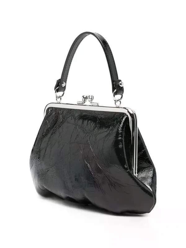 VIVIENNE WESTWOOD Orb-plaque Patent Tote Bag