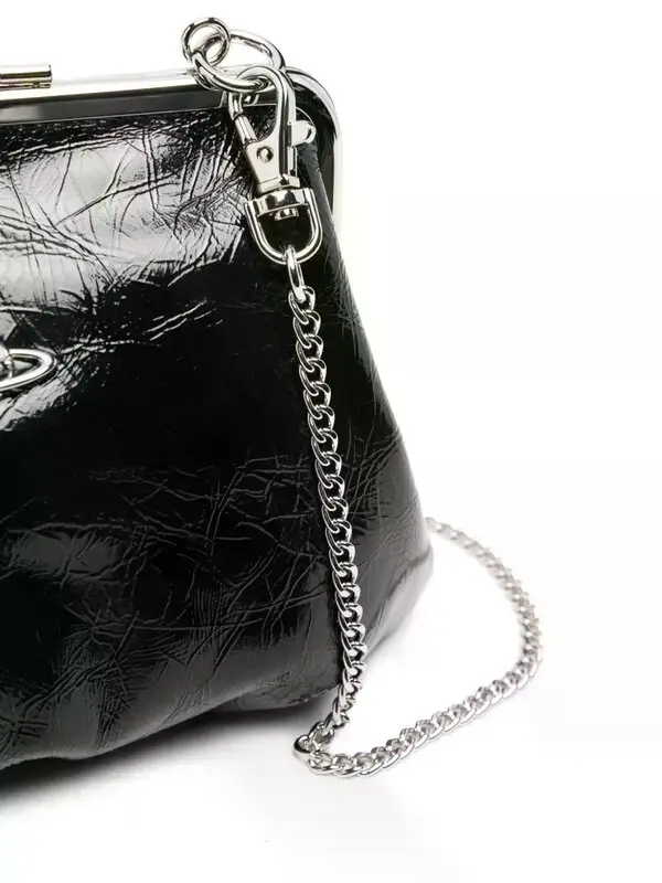VIVIENNE WESTWOOD Orb-plaque Patent Tote Bag