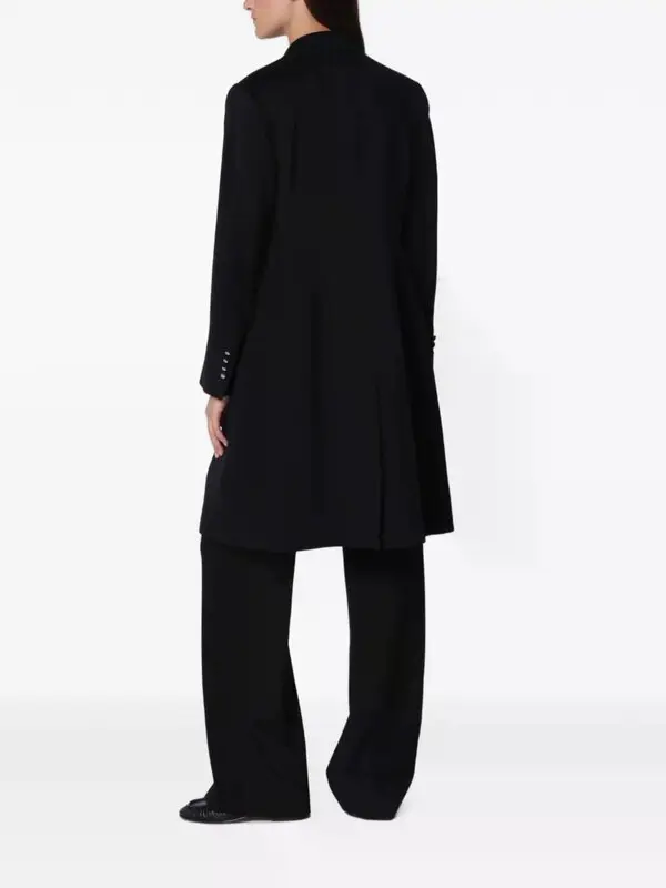 Dolce & Gabbana Double-breasted Wool Coat - Black