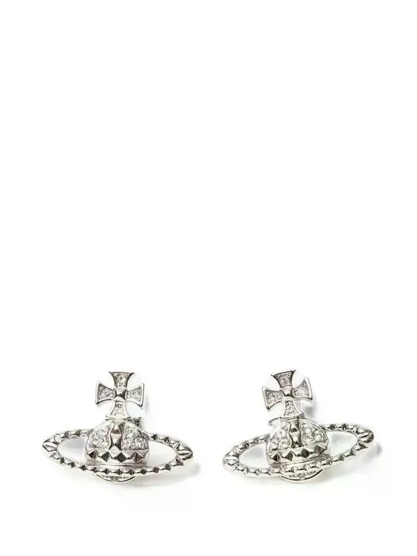 VIVIENNE WESTWOOD Mayfair Bas Relief Earrings - Silver