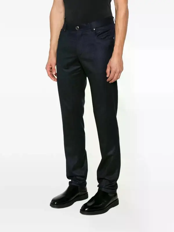 Corneliani Straight-leg Virgin Wool Trousers