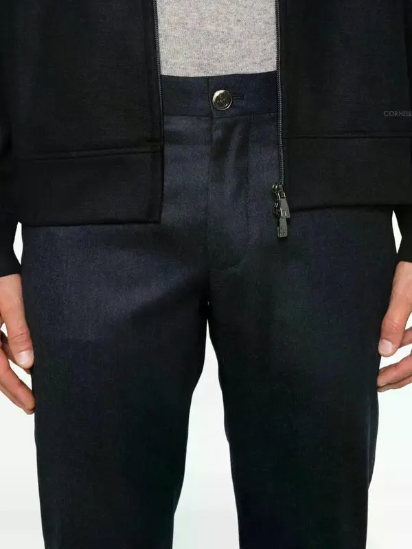 Corneliani Straight-leg Virgin Wool Trousers